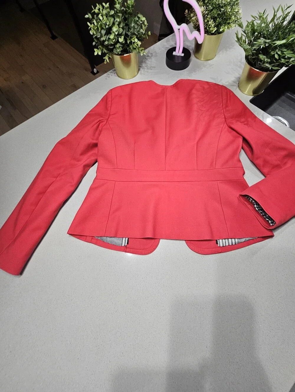 Tristan | Jackets & Coats | Tristan Chic Veston Structur Doubl Rouge ...